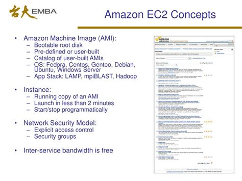 PPT Amazon Web Services Amazon Elastic Compute Cloud Amazon EC PowerPoint Presentation