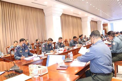 នាយឧត្តមសេនីយ៍ សៅ សុខា ប្រជុំផ្សព្វផ្សាយផែនការ ការពារសន្តិសុខ រក្សាសុវត្ថិភាពនិងសង្រ្គោះបន្ទាន់