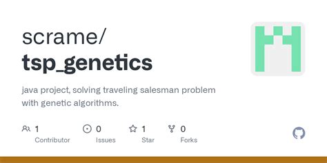 Github Scrame Tsp Genetics Java Project Solving Traveling Salesman Problem With Genetic