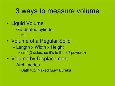 PPT Volume PowerPoint Presentation Free Download ID 6855705