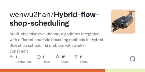 Github Wenwu2hanhybrid Flow Shop Scheduling Multi Objective