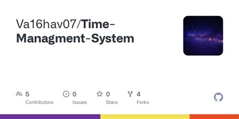 Github Va16hav07time Managment System