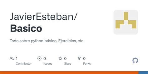 GitHub JavierEsteban Basico Todo sobre python básico Ejercicios etc