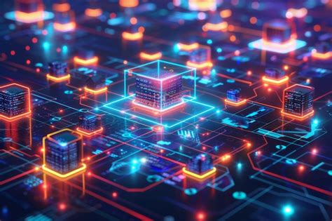 Premium Photo Cyber Security Data Transfer Illustration Created With