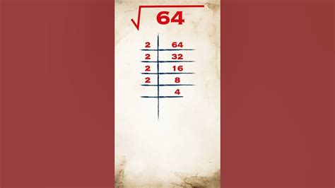 Square Root Of 64 64 Ka Vargmul Shorts Vargmul Squareroot Shortvideo Vargmul Youtube