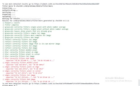 C Cs50 Filter More Blur Passes All Test Except 4x4 Test Stack Overflow