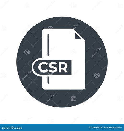 Csr File Format Icon Csr Extension Filled Icon Stock Vector Illustration Of Folder Sign Csr File Format Icon Csr Extension Filled Icon Stock Vector Illustration Of Folder Sign