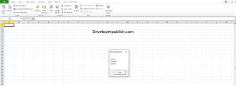 Loops In Excel Vba With Examples Developer Publish