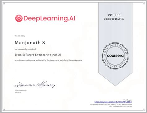 Manjunath Srinivas On Linkedin Softwaredevelopment Ai Llms Deeplearningai Teamcollaboration