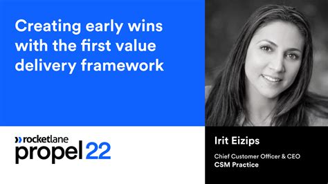 Creating Wins With The First Value Delivery Framework