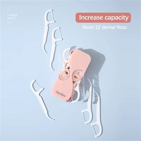 Reusable Teeth Flosser Toothpicks Container Storage Box