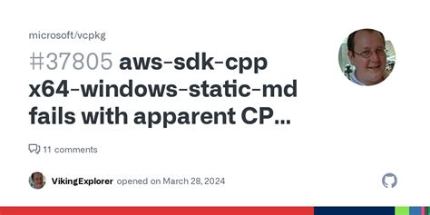 Aws Sdk Cpp X Windows Static Md Fails With Apparent Cpp Standard Error Issue