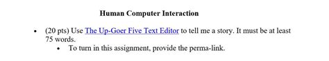 Solved Human Computer Interaction Pts Use The Up Goer Chegg Com