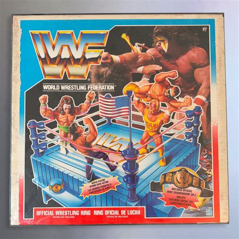 Hasbro Wwf Ring 1991 Official Wrestling Ring Wwf Originals