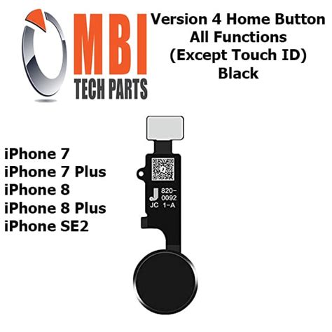 Iphone 8 Home Button Black Mbi Tech Parts Ireland