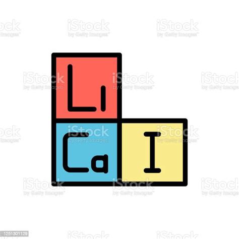 요소 화학 아이콘 Ui 및 Ux 웹 사이트 또는 모바일 응용 프로그램에 대한 악취 아이콘의 윤곽 벡터 요소와 간단한 색상 0명에