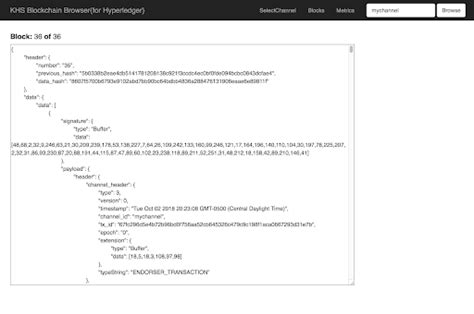 Release Hyperledger Blockchain Analytics Tool