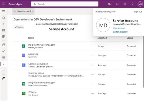 Power Automate Standards Connection References
