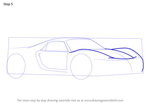 How To Draw A Porsche 918 Spyder Sports Cars Step By Step