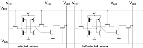 8T SRAM Memory Cell Write Operation For The Selected Left And The Download Scientific Diagram