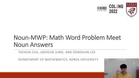 Underline Noun Mwp Math Word Problems Meet Noun Answers