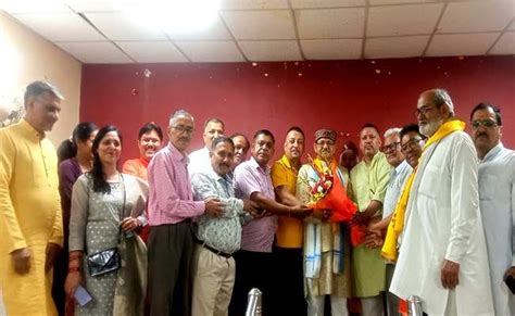 उत्तराखंड सरकार में दर्जा प्राप्त राज्यमंत्री वीरेंद्र दत्त सेमवाल का जोरदार स्वागत