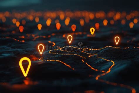 Gps Pin Location Icon For Navigation Or Map Generative Ai Stock Image Image Of Street Symbol