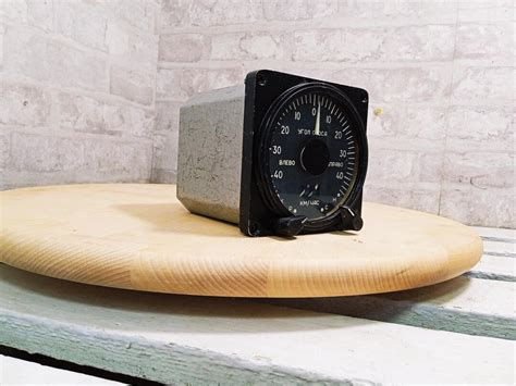 Aircraft Indicator Aviation Retro Instrument Antique Flight Gauge Collectible Cockpit Display