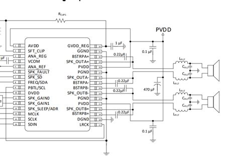 TAS M Connection Diagram For Mono Speaker With TAS Xx EVM In PBTL Mode Audio Forum