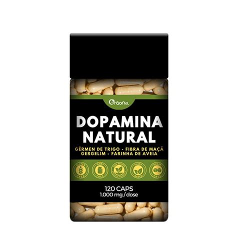 Dopamina Natural Pote Premium 120 CÁpsulas Grãonel