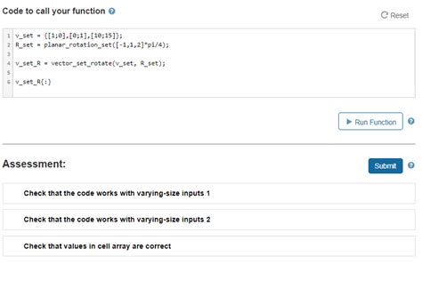 Solved Rotate Set Of Vectors O Solutions Submitted Max Chegg Com