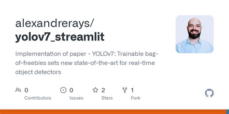 Github Alexandreraysyolov7streamlit Implementation Of Paper Yolov7 Trainable Bag Of