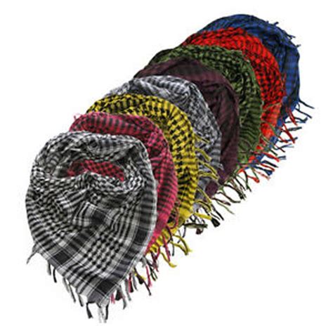 Mens Women Military Arab Tactical Desert Army Shemagh Keffiyeh Scarf