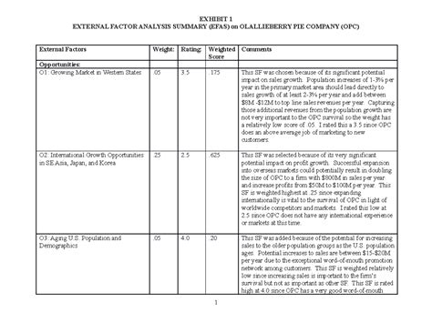 External Factor Analysis Summary Template Alberguepankotsi