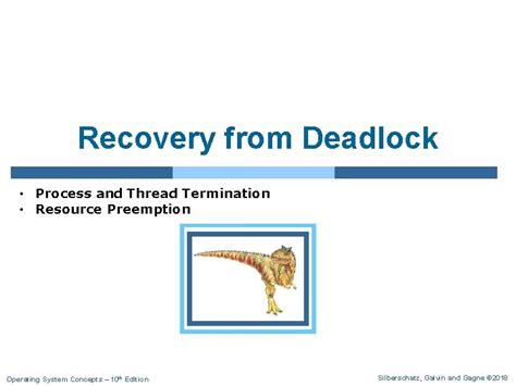 Chapter 8 Deadlocks Operating System Concepts 10 Th