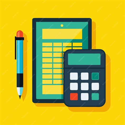 Calculating Numbers A Simple Layout Of A Black Pen And Calculator With A Bright Yellow Calculating Numbers A Simple Layout Of A Black Pen And Calculator With A Bright Yellow