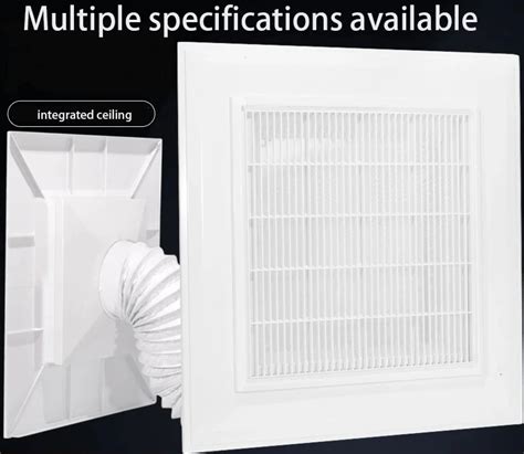 Square Aluminum Alloy Diffuser With Filter Screen Buckle Plate For Hall
