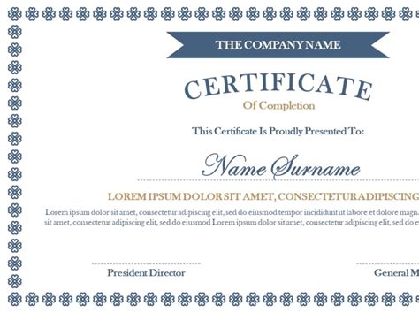 Certificate PowerPoint Slideshow By Kridha Graphics On Dribbble