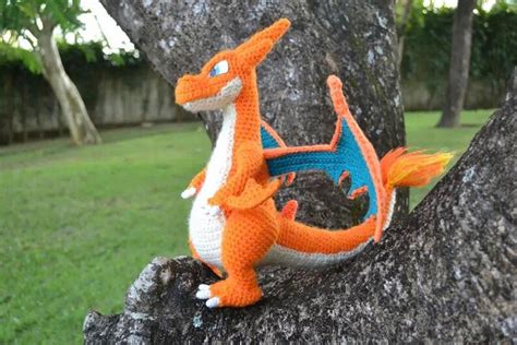 Charizard Amigurumi Crochet Pattern Pdf Fire Dragon Pokémon Plush