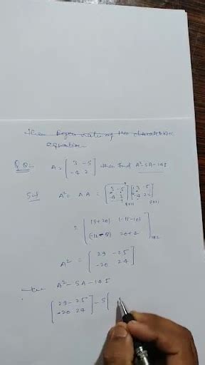 I If The Matrix A Find A Ii If