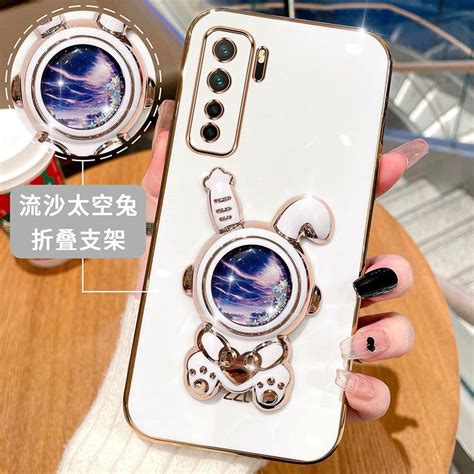 Casing Huawei Nova Nova Pro Nova Se Nova Se Tpu D Quicksand Space Rabbit Bracket Phone