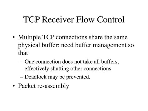 Ppt Flow Control And Reliability Control In Webtp Powerpoint Presentation Id 1298989