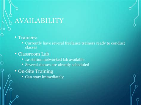 Quality Computer Training Ppt Download