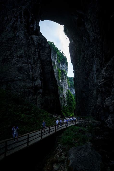 天生三桥 重庆武隆天坑三桥摄影师雪山飞兔 站酷zcool