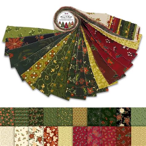 Jelly Roll Fabrics For Quilting 40 Strip 2 5 Cotton Strips Bundles