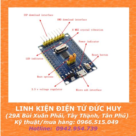Stm32f030f4p6 Cortex M0 Board Phát Triển Arm Linh KiỆn ĐiỆn TỬ ĐỨc