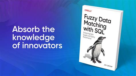 How To Use Fuzzy Data Matching With Sql Oreilly Posted On The Topic