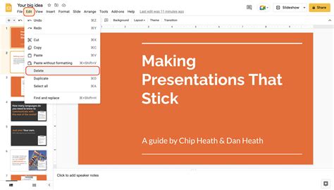 How To Delete A Slide On Google Slides Vegaslide