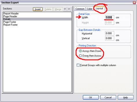 Net Crystal Report Showing Records In One Line Stack Overflow