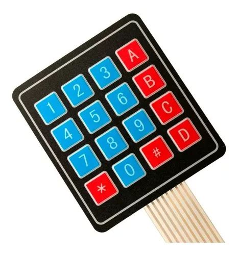 Teclado Matricial Membrana 4x4 Para Arduino Pic Mv 3pzs Mebuscar México